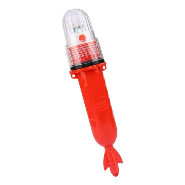 Boat LED Light Floating Buoys Battery Operated Fish Trapping Lamp Red ...
