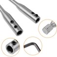 4 Pieces 1/4 Extension Drill Bit Set Wood Spade Drill Bit Extension, 6 ...