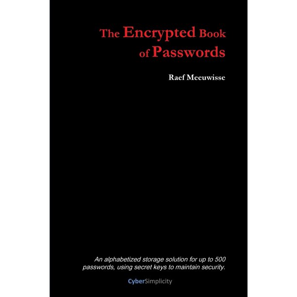The Encrypted Book of Passwords (Paperback) - Walmart.com