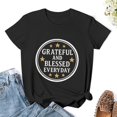 Blessed Women’s Cotton Short Sleeve T-Shirt HD Graphic Print Casual ...
