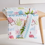 Levtex Home - Beach Days - Quilted Throw - 50x60in. -Coastal Beach ...