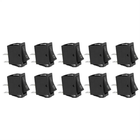 ,10PCs 2‑Pin Switch Rocker Rocker On Off Pin Switch Optimal Efficiency ...