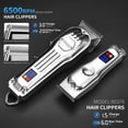 DSP 4-in-1 Pro Barber Kit: Cordless Hair Clipper, Trimmer, Shaver ...