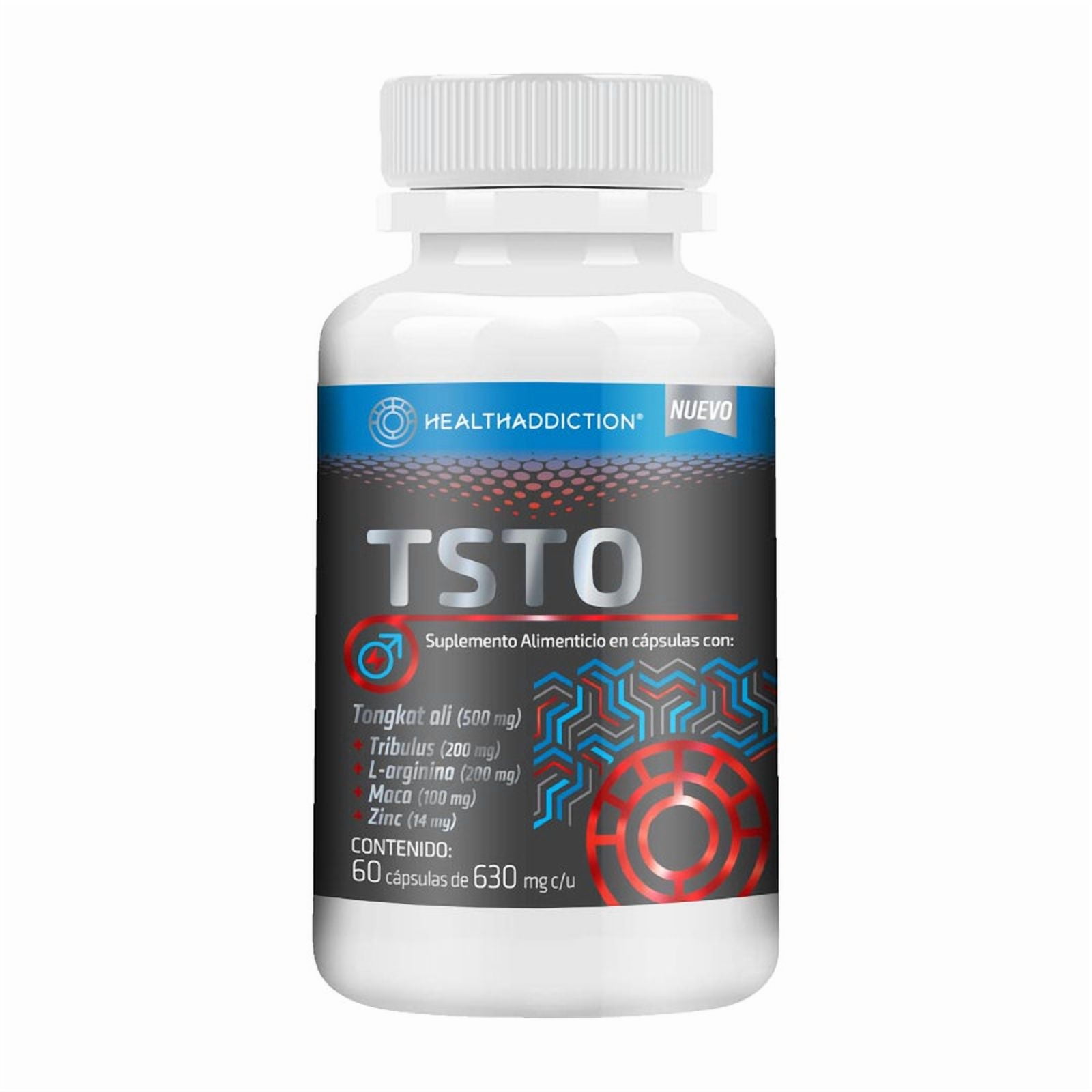 HEALTHADDICTION – TSTO – Tongkat Ali, Tribulus, L–Arginina, Maca y Zinc ...