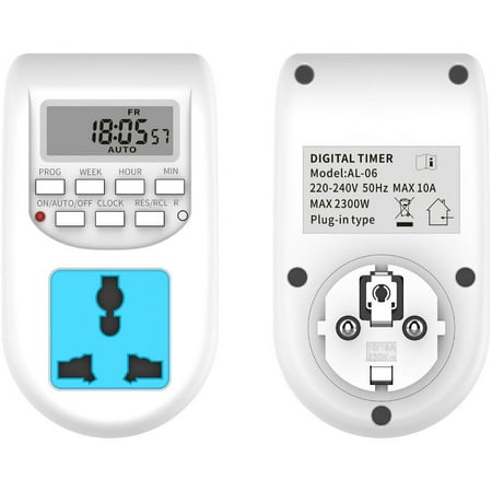 Timer Outlet Switch, Plug-in Countdown Timer, Countdown Timer, 1-10 ...