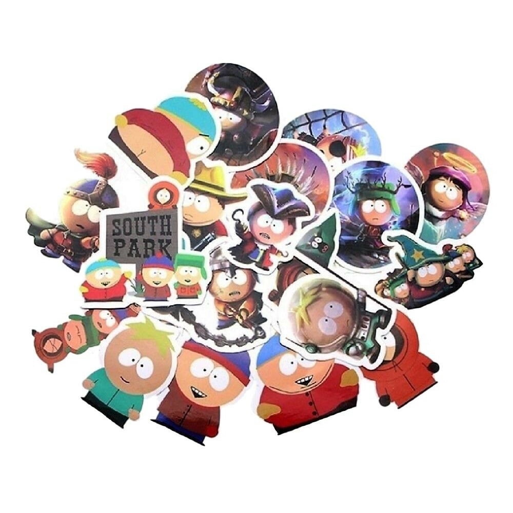 South Park Cartoon TV Show Themed Set of 21 Assorted Stickers Decal Set ...