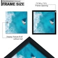 CERPXFF-8x8 Picture Frame Set of 2, Lightweight yet Durable Black Frame ...