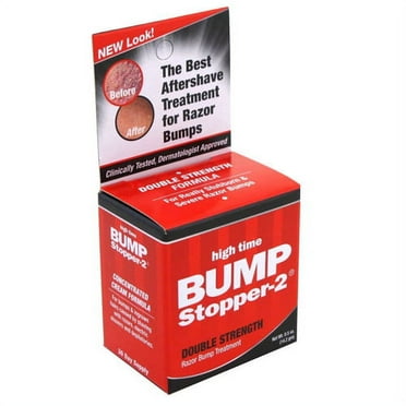High Time Bump Stopper-2 Double Strength Razor Bump Treatment, 0.5 Oz ...