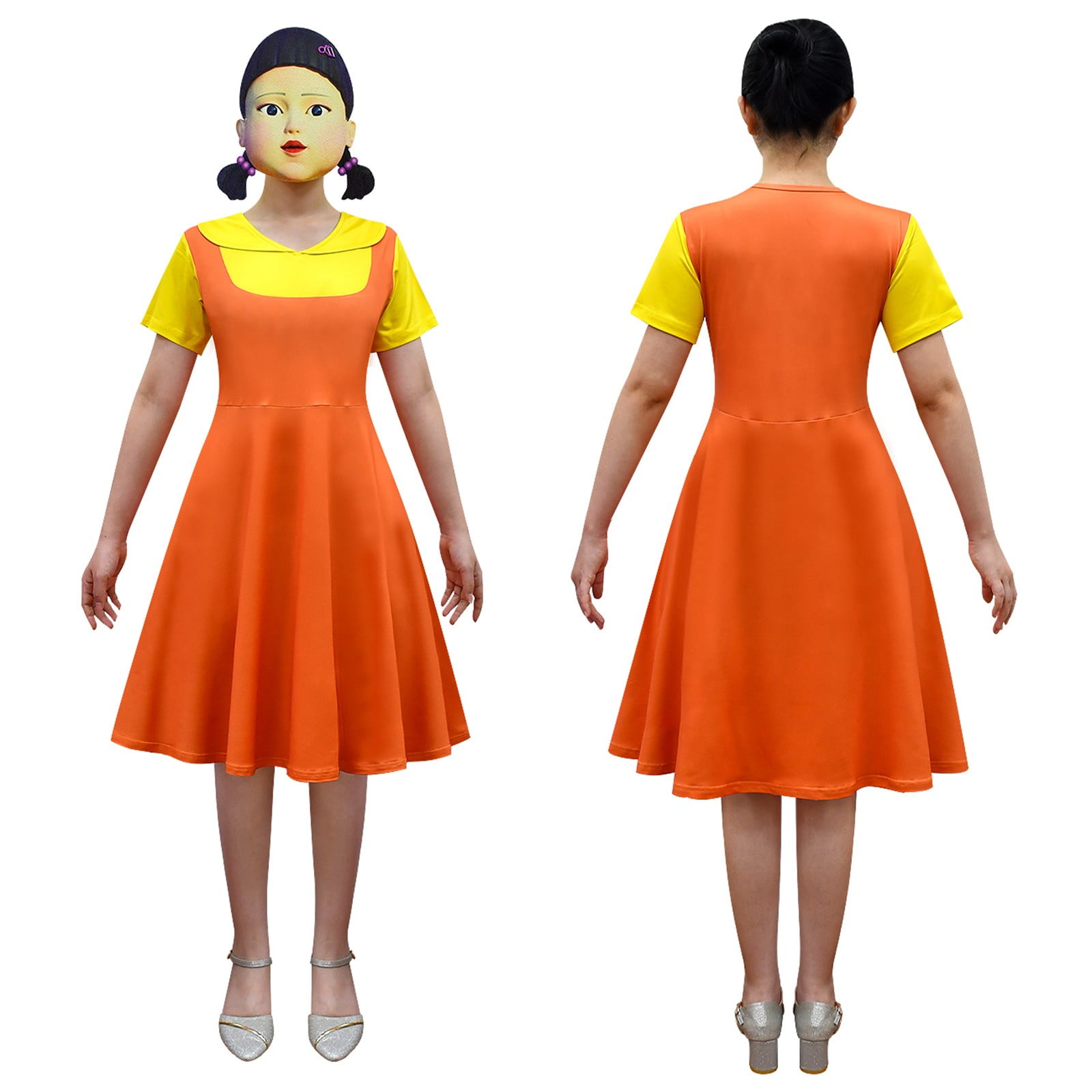 Spirit Halloween Squid Game Kids Squid Game Guard Costume | Officially Licensed | Group Costume ...