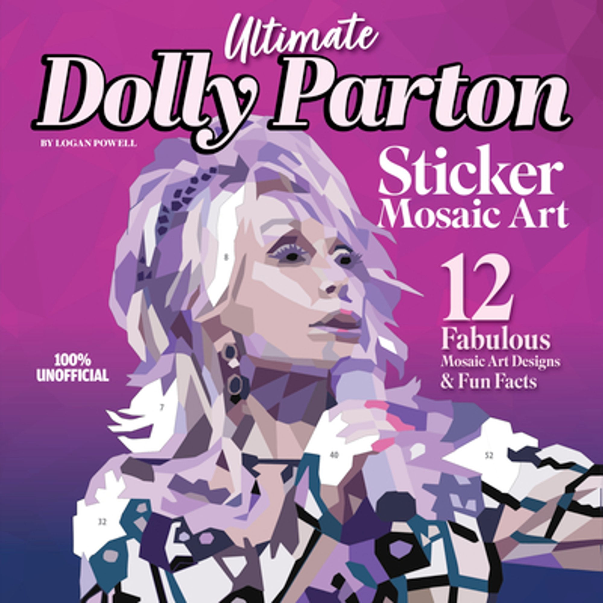 Pre-Owned Ultimate Dolly Parton Sticker Mosaic Art: 12 Fabulous Mosaic ...