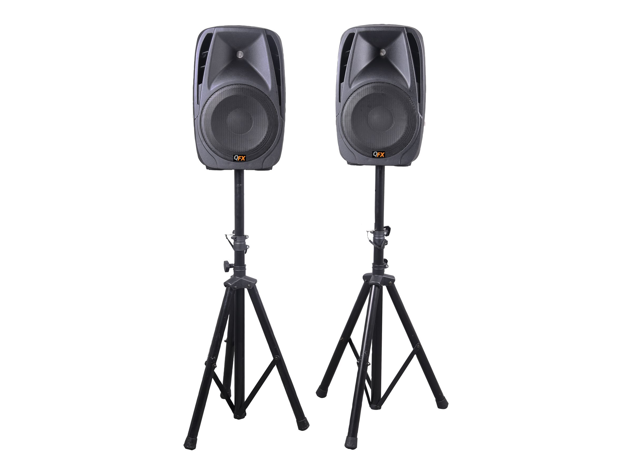 QFX All-in-One 8-Channel Dual 10" DJ Mixer PA System - Walmart.com