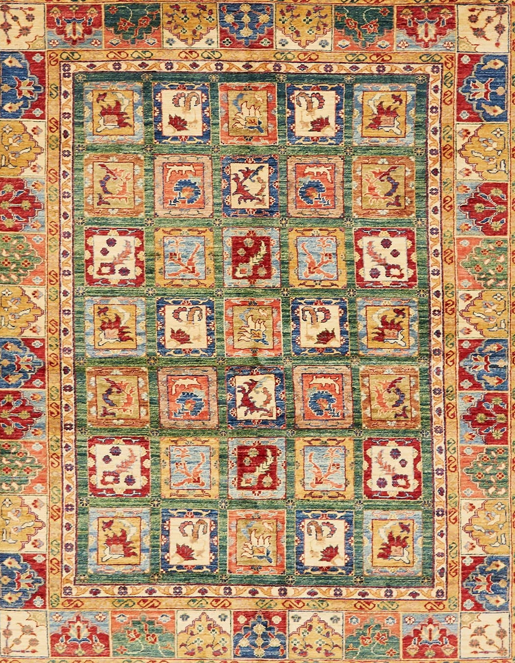 Ahgly Company Machine Washable Indoor Rectangle Abstract Metallic Gold ...