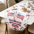 4th of July Memorial Day Table Runner Decorative Tablecloth Home Layout ...