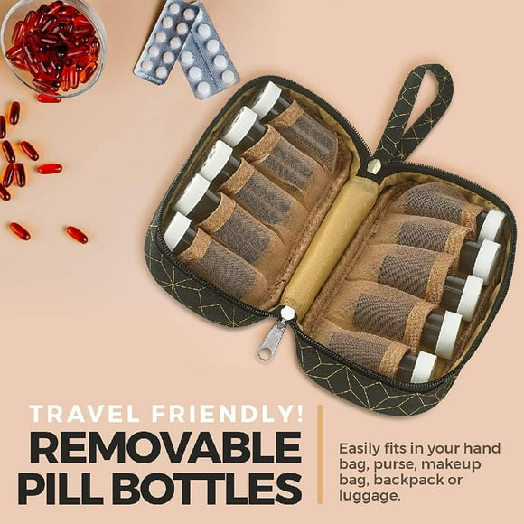 Pill Bottle Organizer Bag