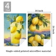 A glass of lemonade with lemons and mint leaveskitchen towles4-Pack 16 ...