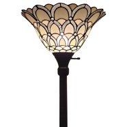 Amora Lighting Tiffany Style Banker Table Lamp, Dark Amber - Walmart.com