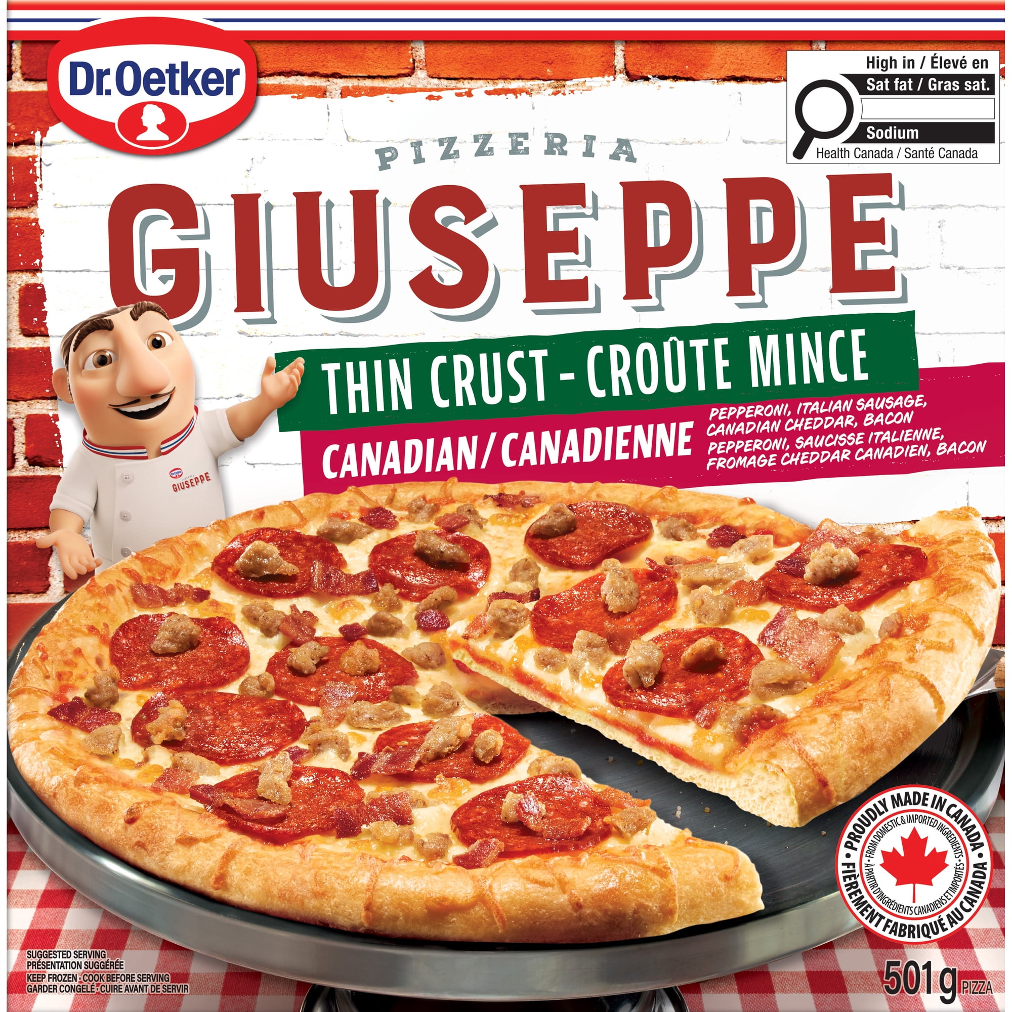 Click here for Dr. Oetker Giuseppe Pizzeria Thin Crust Canadian P... prices