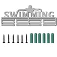 Fashion Iron Medal Hanger Holder Display Wall Rack with Screws Word ...