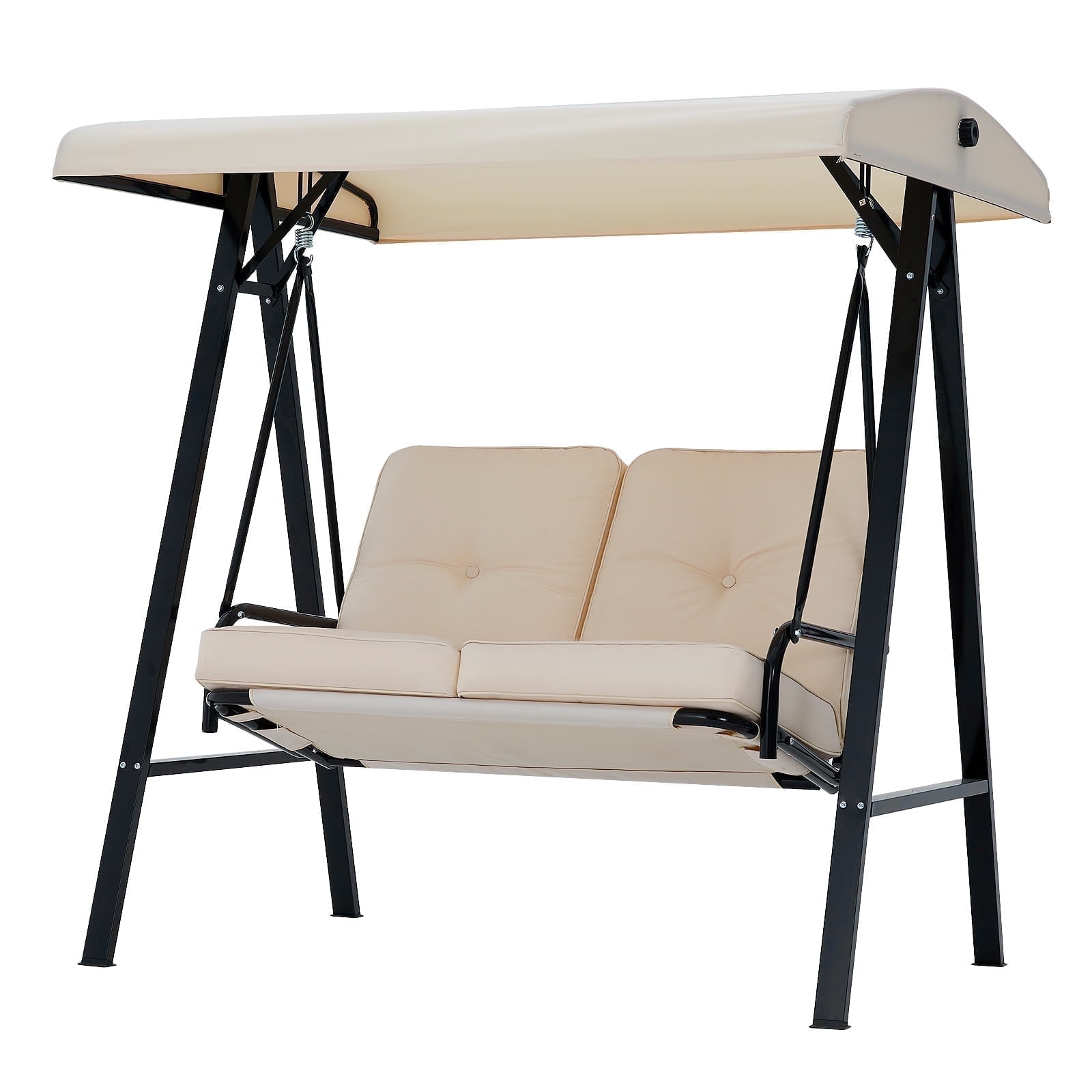 Click here for Aecojoy 2 Persons Outdoor Patio Canopy Steel Porch... prices