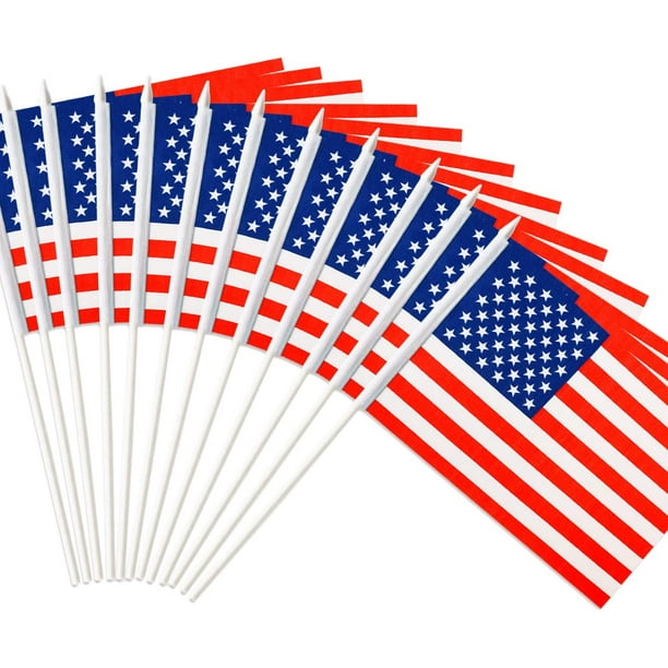 Anley USA USA Mini Drapeau 12 Pack - Petits Drapeaux Américains ...