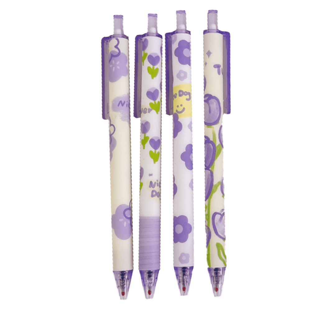 4PCS Ballpoint Pens, Comfortable Color Writing Pens,Black Ink - Walmart.com