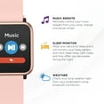 Q7 Smartwatch Fitness Tracker with Interchangeable Straps Compatible w ...