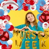 Nurses Week Decorations 126PCS Nurse Balloon Garland Arch Kit Nurses ...