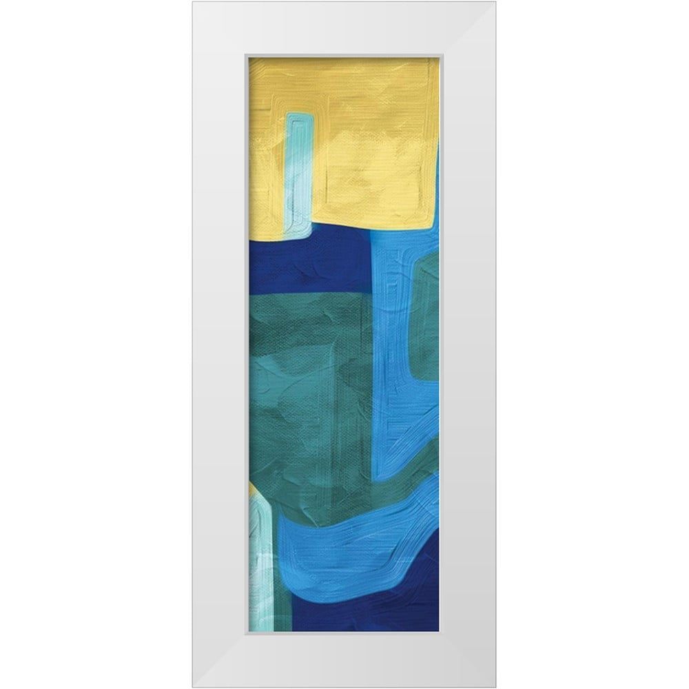Villa, Milli 9x18 White Modern Wood Framed Museum Art Print Titled ...