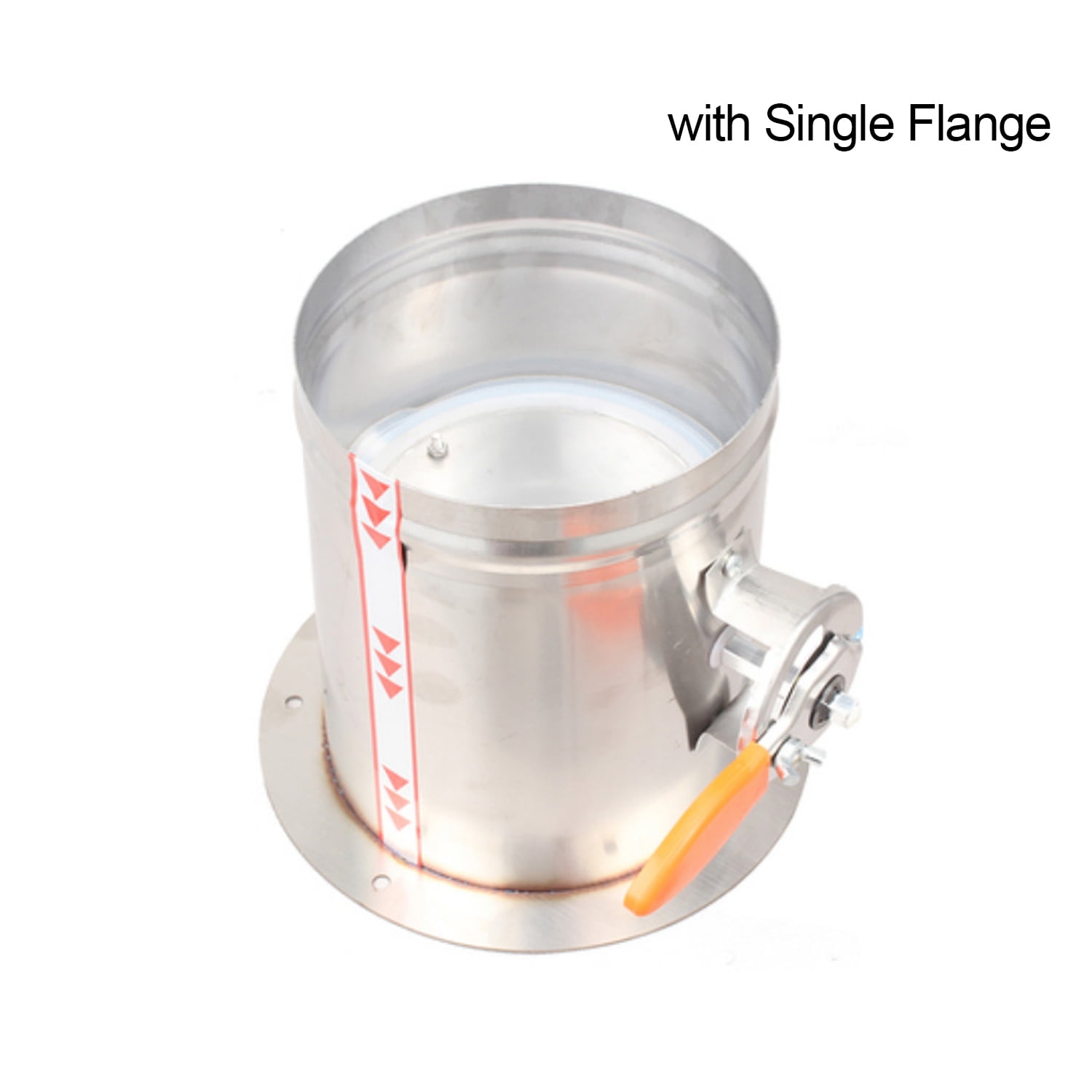 51mm Outer diameter stainless steel manual air damper valve with Single ...