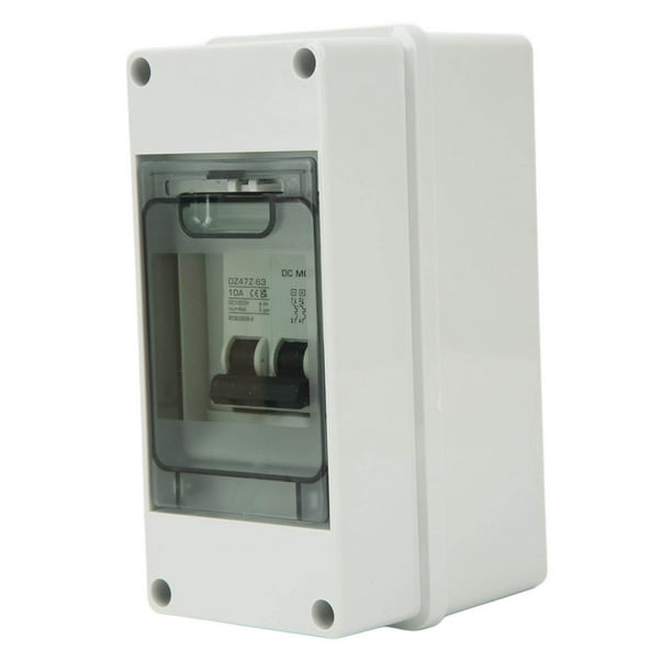 Circuit Breaker, Transparent Window PA66 Shell Safe IP65 1000V 10A DC ...