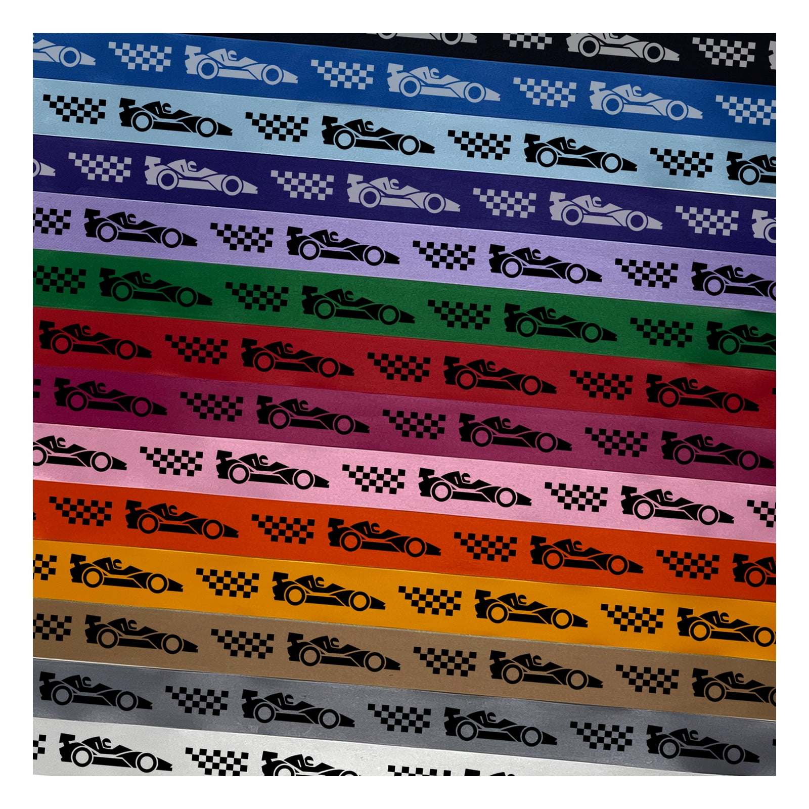 Racing Car Racecar Vehicle Automobile Satin Ribbon for Gift Wrapping ...