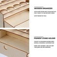 Artist Brush Paint Tube Organizer Rack Double-Layer Storage Display ...