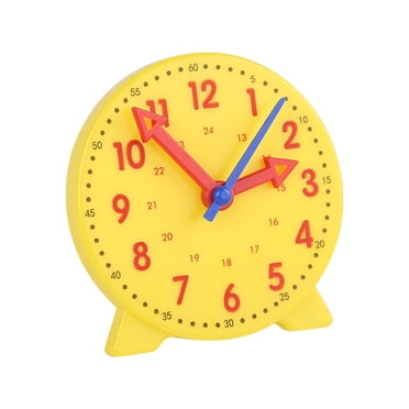 Learning Resources Primary Time Teacher 12-Hour Clock - Toy - Walmart.com