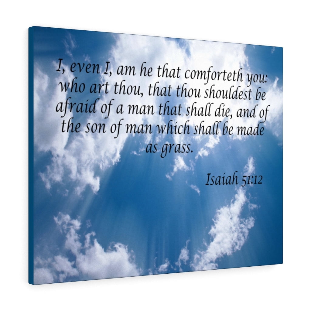 Scripture Walls Christ Comforts You Isaiah 51:12 Wall Art Christian ...