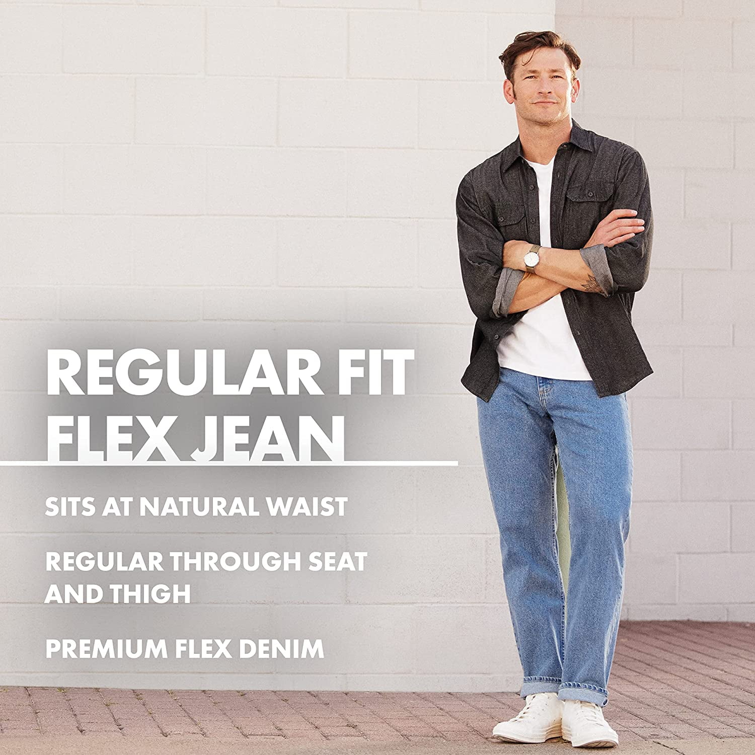 Mens Jeans 48x30 Big & Tall Relaxed Fit Stretch 48 - Walmart.com Mens Jeans 48x30 Big & Tall Relaxed Fit Stretch 48 - Walmart.com