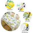 Lemon Tablecloth, Yellow Lemons Table Cloth for Spring Summer ...
