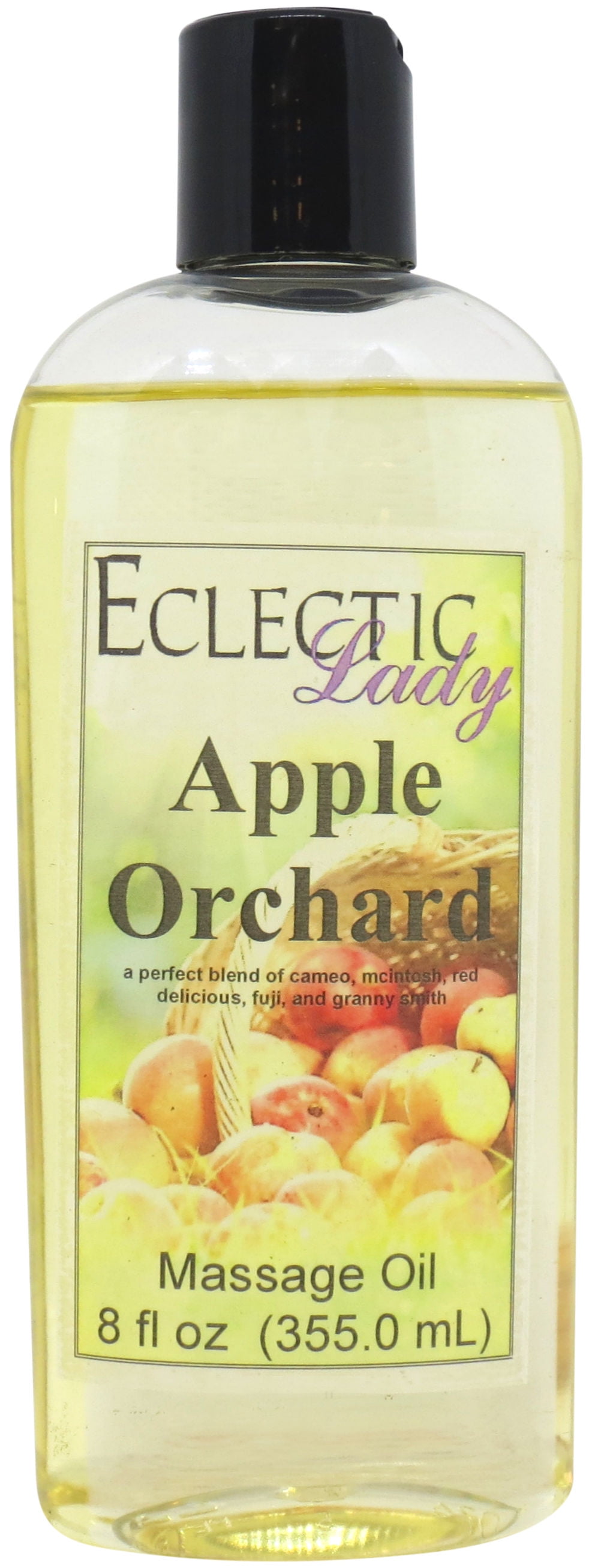 Apple Orchard Massage Oil by Eclectic Lady, 8 oz, Sweet Almond Oil and ...