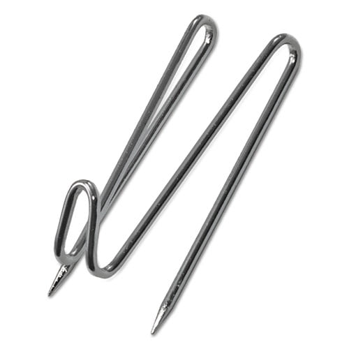 Panel Wall Wire Hooks, Silver, 25 Hooks/pack | Bundle of 2 Packs ...