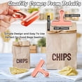 6 Pack Rose Gold Bag Clips for Food. Chip Clips Bag Clips Food Clips ...