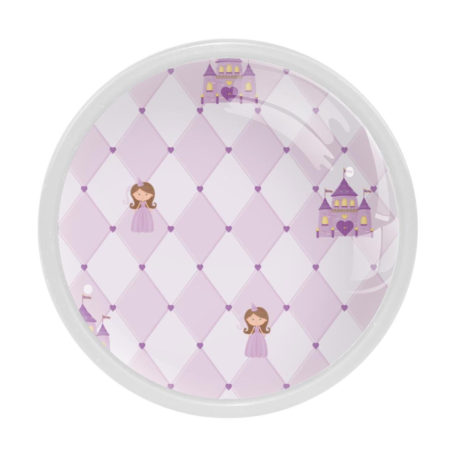 4 Pcs Cartoon Princess Castle Knobs for Kitchen Cabinet Cupboard ...