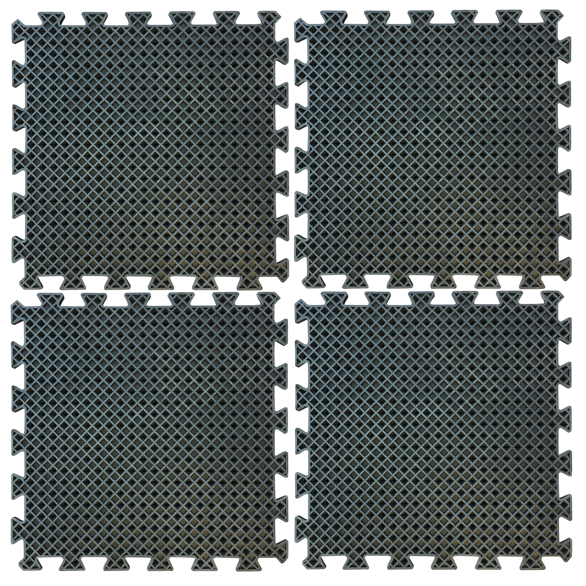 Buffalo Tools 4 Piece Interlocking Rubber Mat Set - Walmart.com