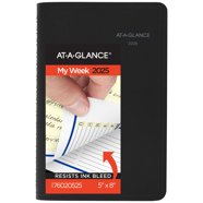 Day-Timer Bonded Leather Zip Planner Starter Set, Black, 1 Each ...