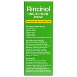 Canker-X Rincinol Oral Rinse Mouthwash, Quick Pain Relief from Canker ...