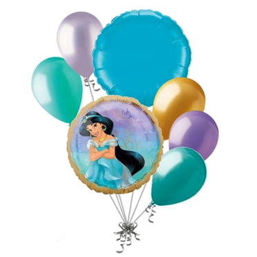 Princess Jasmine Happy Birthday Letters Party Balloons Decoration ...
