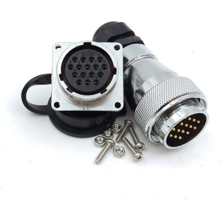 WF28 serie 16pin waterproof connector IP67 male and female connector ...