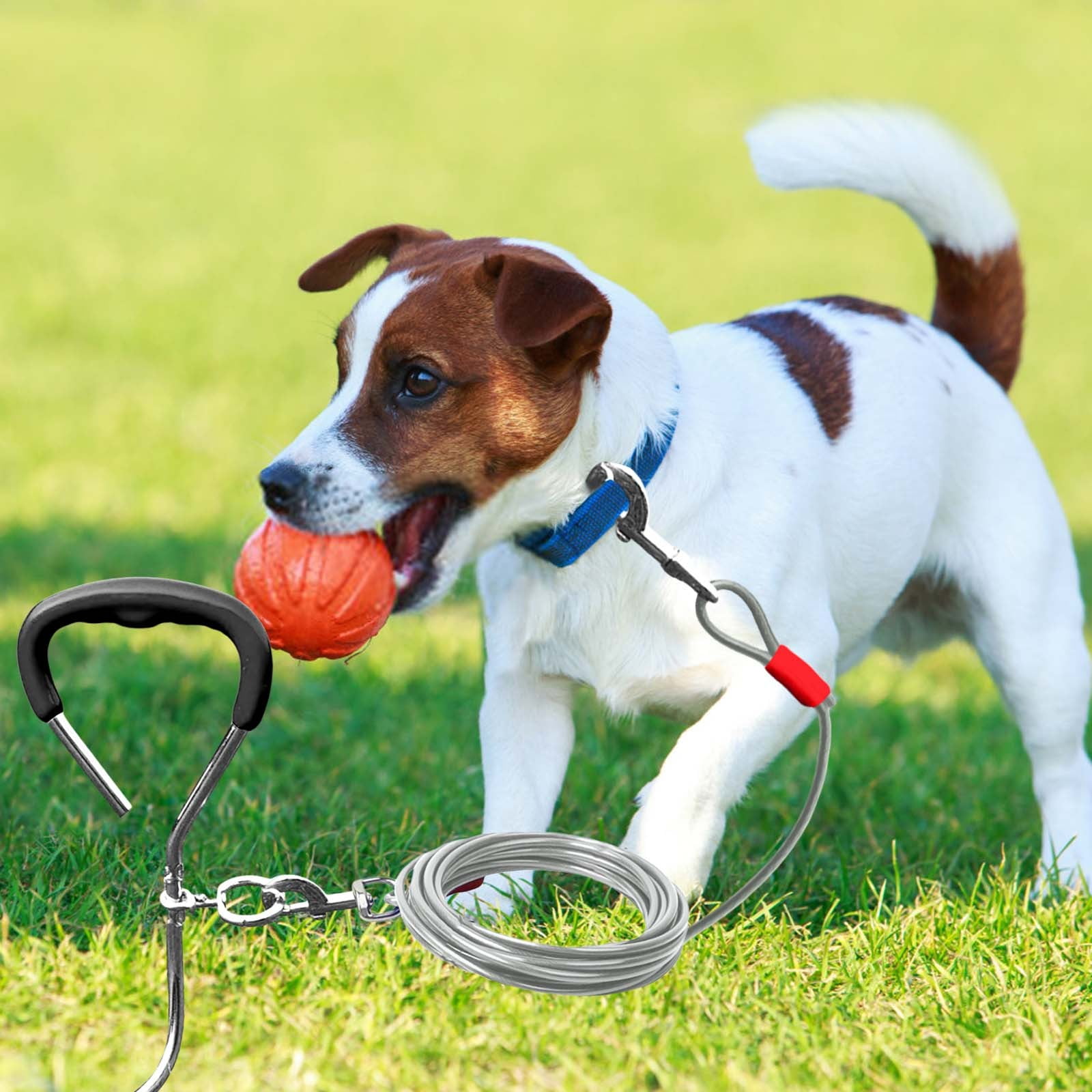 Click here for Vivavault Heavy Duty Metal Dog Tie Out Stake Kit S... prices