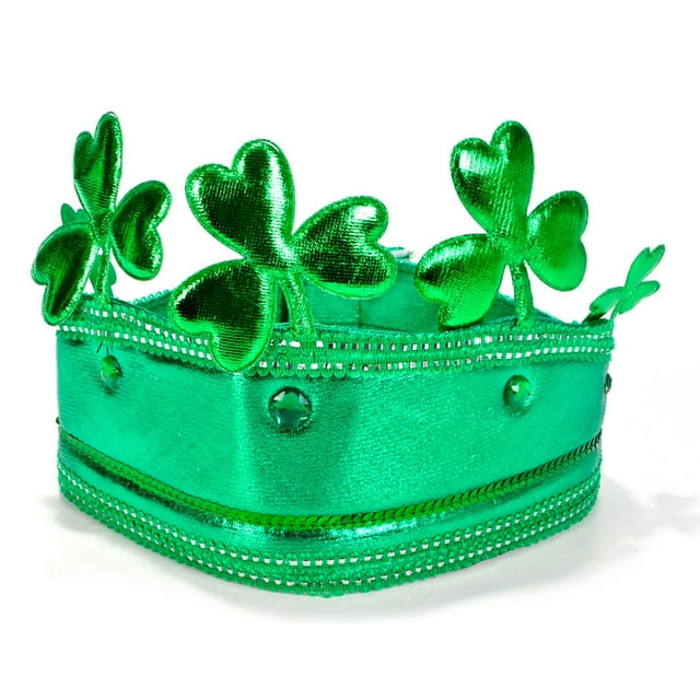 Rinco St. Patrick's Day Shamrock Crown Party Hat, Green, One-Size ...