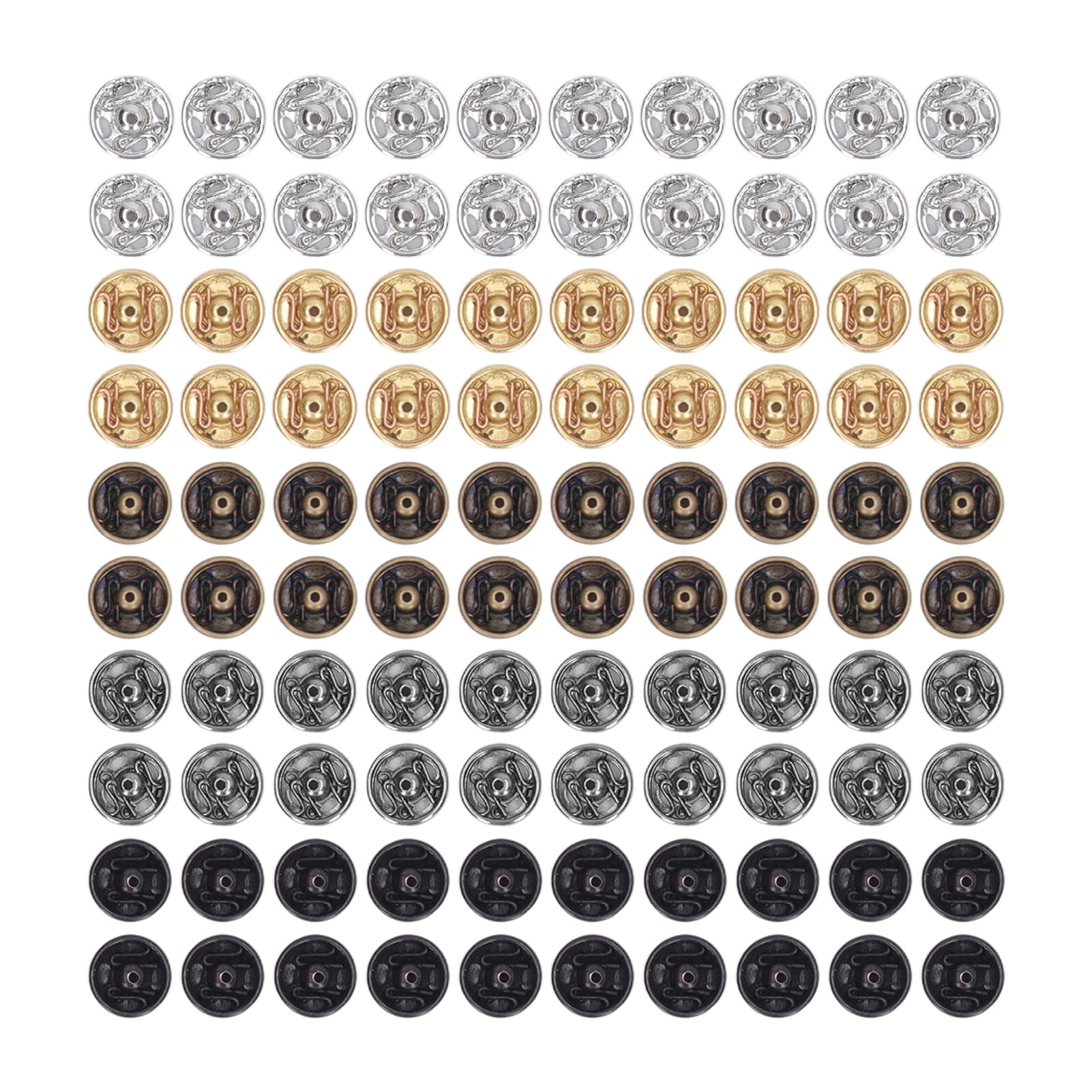 Click here for Viferr Mini Sew On Snap Buttons 100pcs 5mm Mini Sn... prices