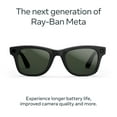 Ray-Ban | Meta Wayfarer (Gen 2) Shiny Black, Transitions Graphite Green ...