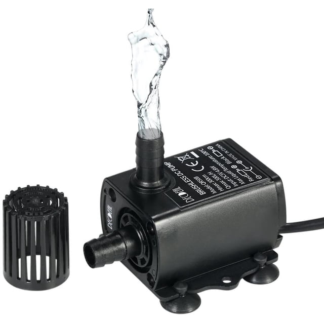 shiyou-Aquarium Fountain Birdbath, Mini Brushless Water Pump Waterproof ...